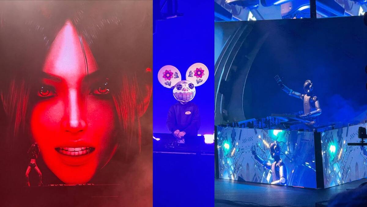 Deadmau5 surprises at Red Rocks with virtual female DJ DeathPixie and ...